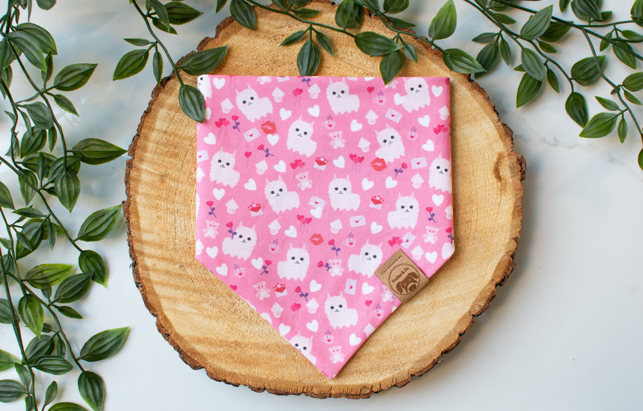 Cookies & Co. | Llama Love You - Dog Bandana with Snap Buttons – The ...